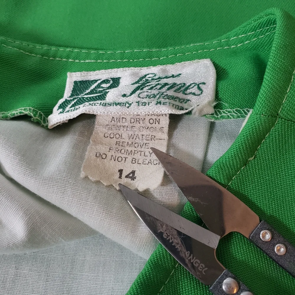 Vintage | Shorts | Vintage 6s Golf Skort Kelly Green Lynn James ...